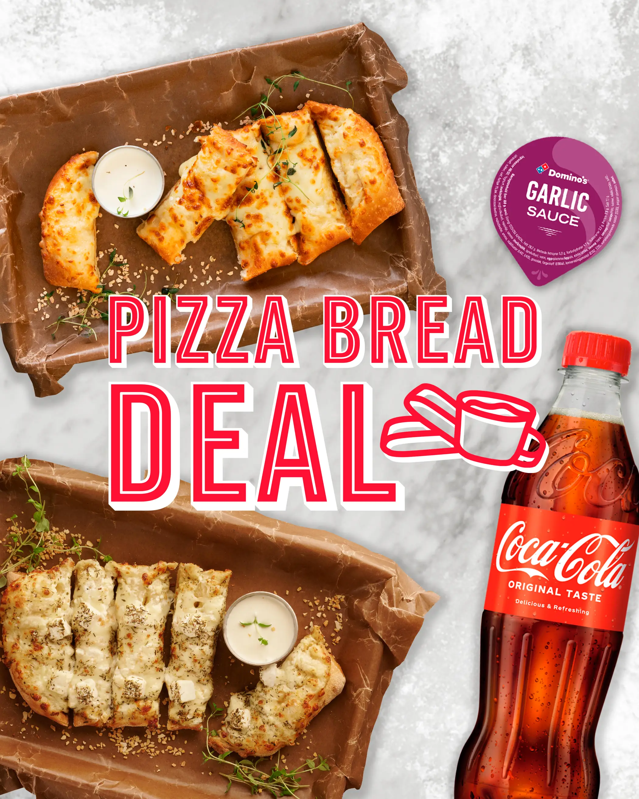 Pizza Bread Deal | Offers | Menu | Domino's Pizza